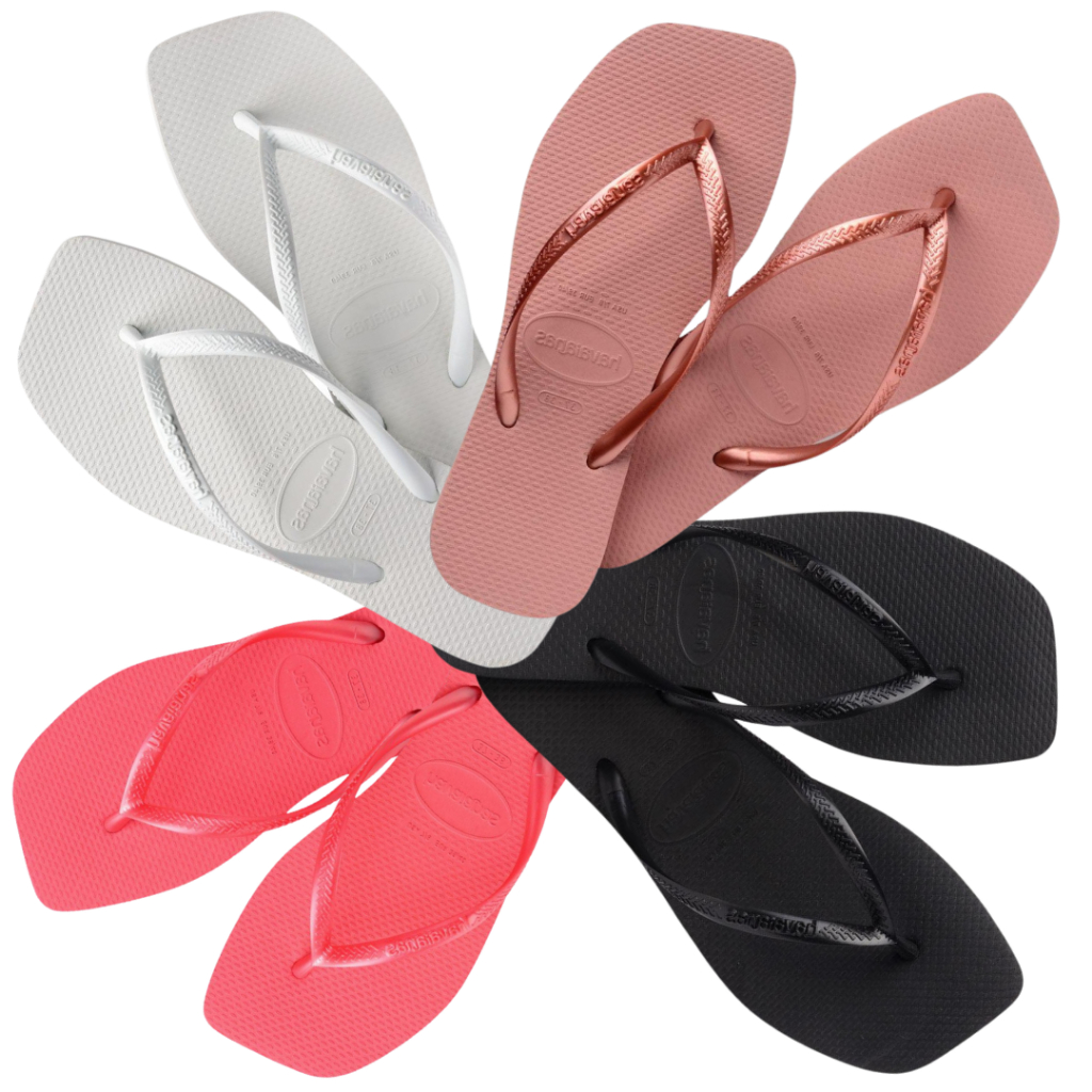 Chinelo Havaianas Feminino Square Básica Quadradinha Original | Shopee ...