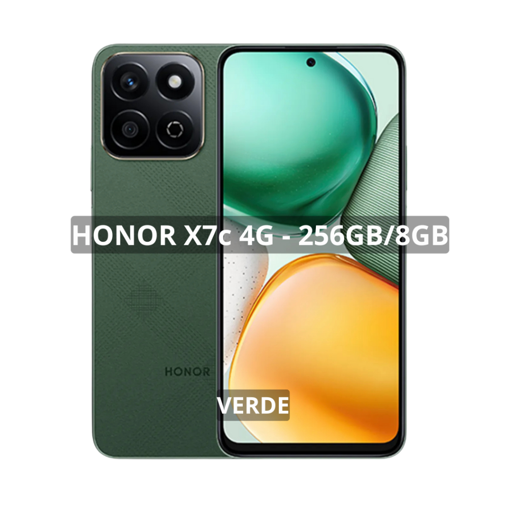Honor X7c 4G 256GB + 8GB RAM, Processador Qualcomm Snapdragon 685 ...