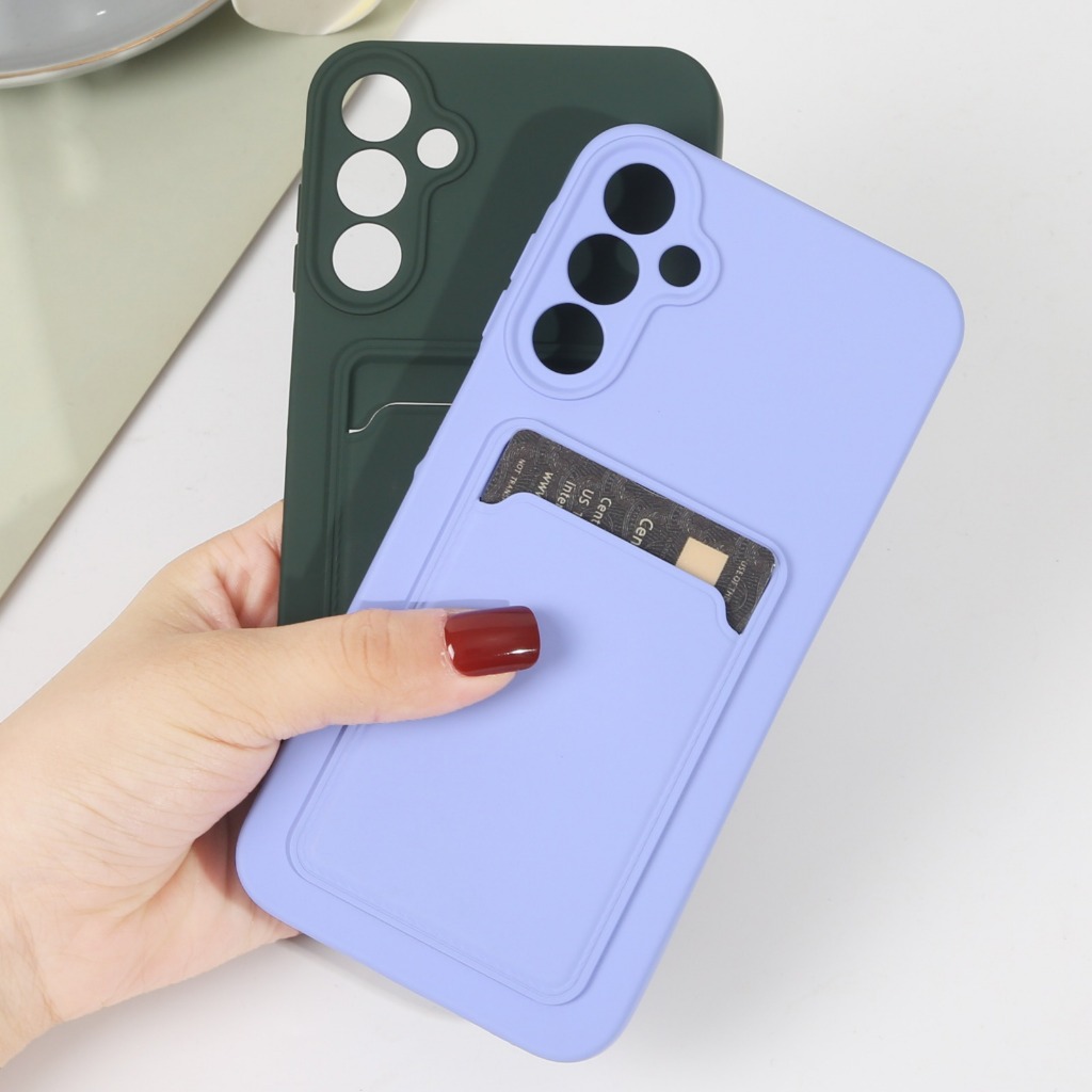 Capinha de Celular com Porta Cartão Para Samsung A05/A05S/A06/A14/A15/A16/A24/A25/A34/A35/A54 ...