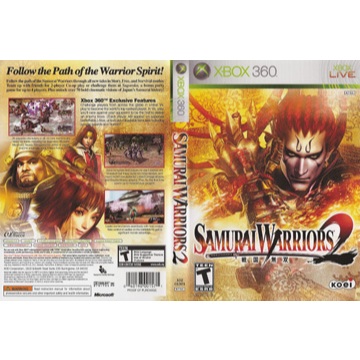 Samurai Warriors 2 P/ XBOX360 (LTU/LT/JTAG/RGH) | Shopee Brasil