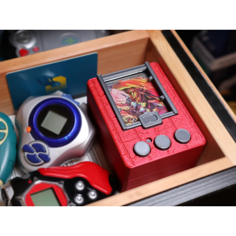 Porta Cartas Digimon V-Pet Deck Box - Impressão 3D | Shopee Brasil
