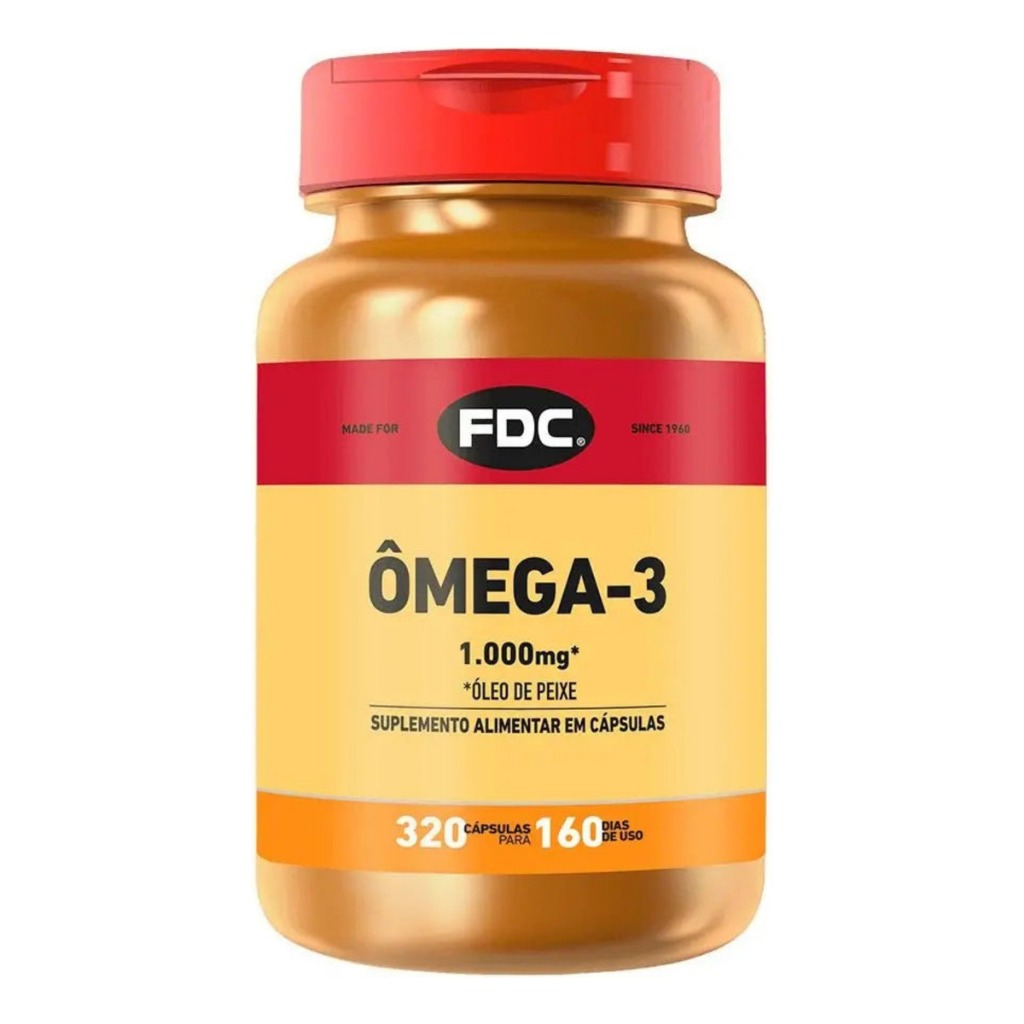 Ômega 3 Fish Oil 1000mg Fdc Vitaminas Importado Usa Epa Dha 60 Capsulas | Shopee Brasil