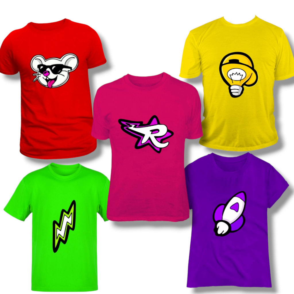 Camiseta Emilly Vick 100 % algodão. Novos elementos ( Emilly vick, Leo, Void, Robson, katlen ...