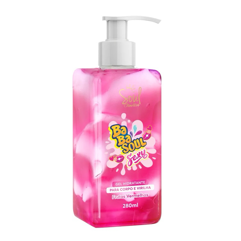 kit 5 Gel Hidratante para corpo e virilha babasoul 280 g Soul ...