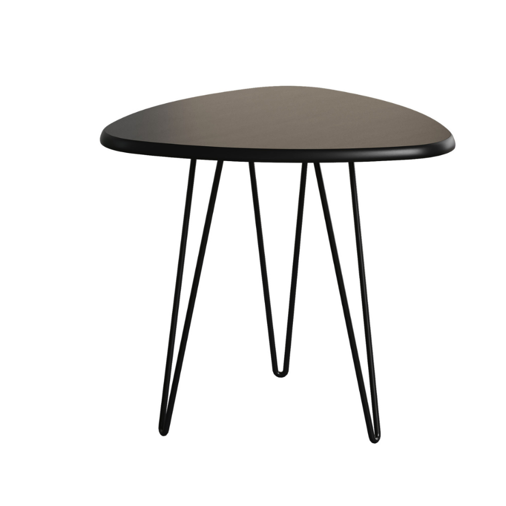 Mesa Mesinha De Canto Lateral de Apoio Menor Tampo Triangular 44cm Sala ...