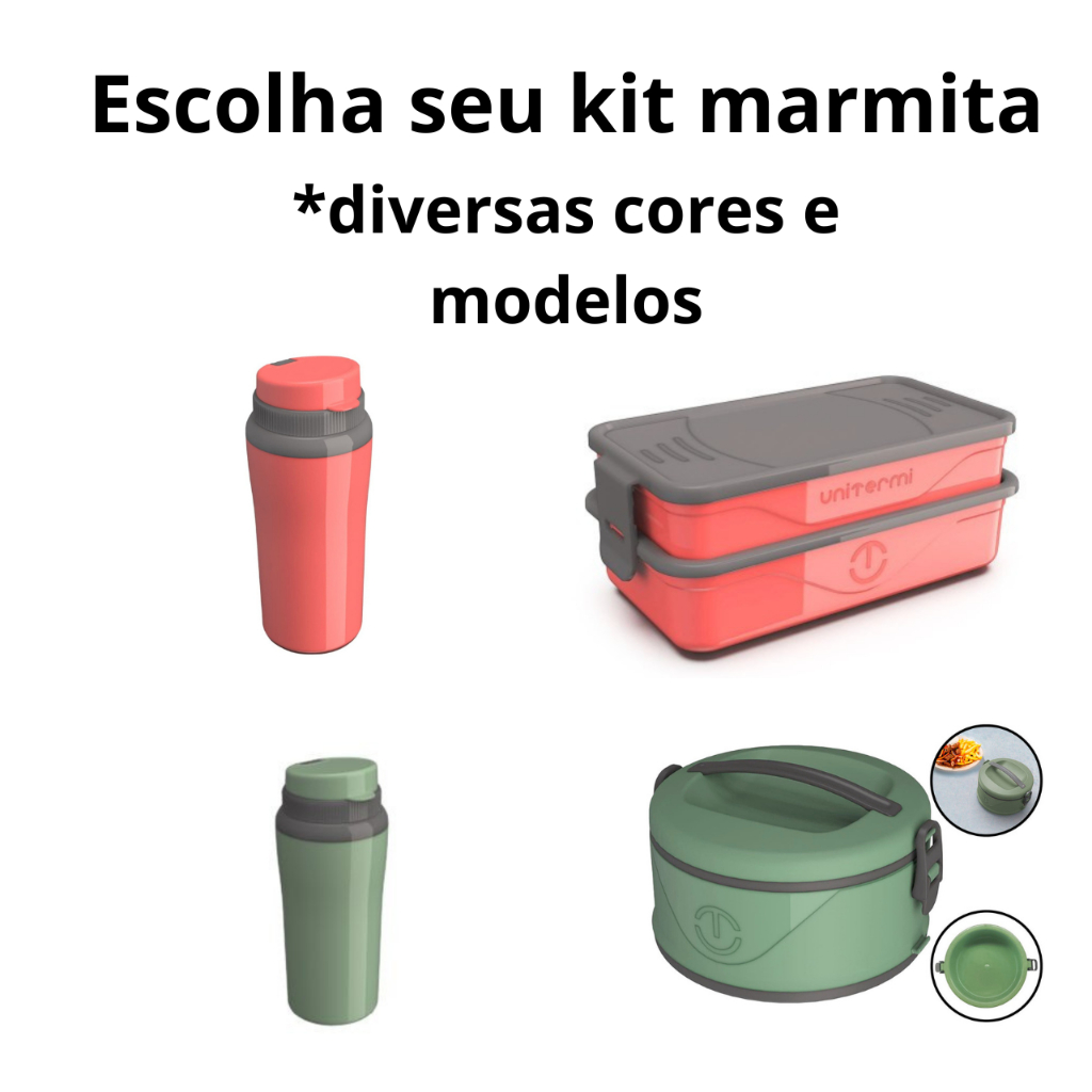 kit marmita térmica mais copo térmico 650ml | Shopee Brasil