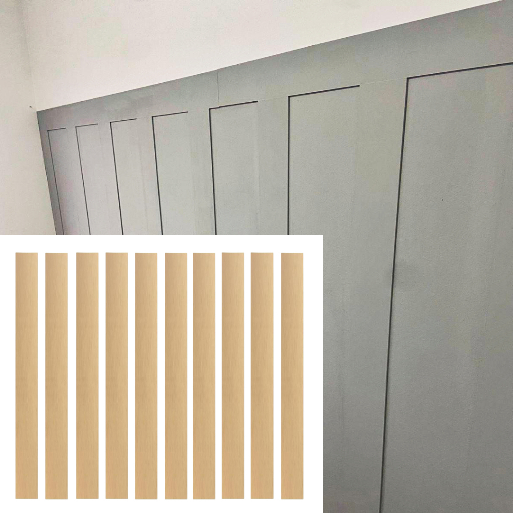 Chapa Ripado Mdf Cru 3mm Placa 10x120 cm - 15 unidades | Shopee Brasil