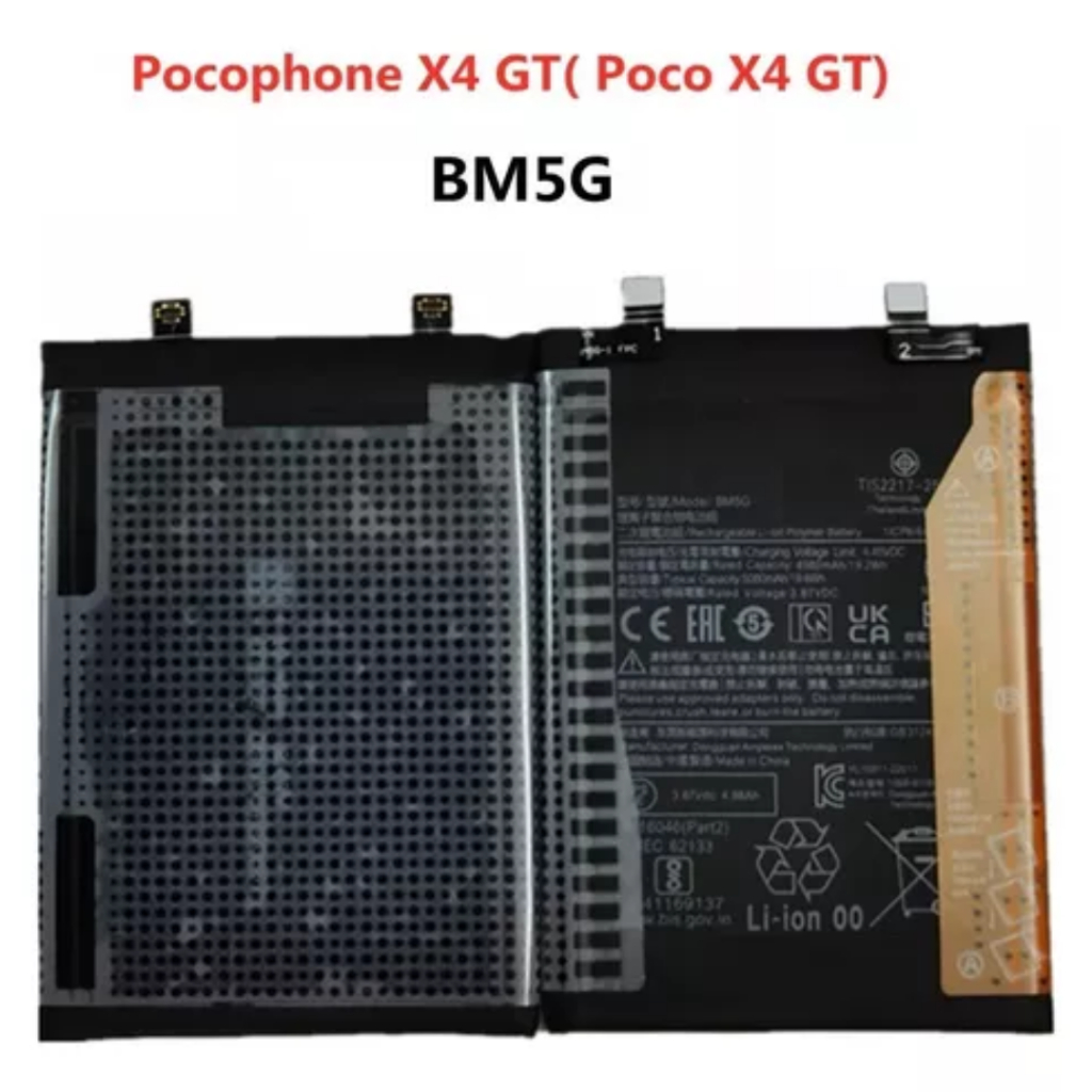 Bate-ira Xiaomi Bm5g Poco X4 Gt Original Nova | Shopee Brasil