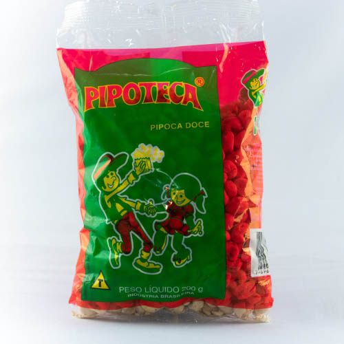Pipoca Doce pipoteca 200 gramas - Fardo com 5 ou 10 pacotes Pipoca ...