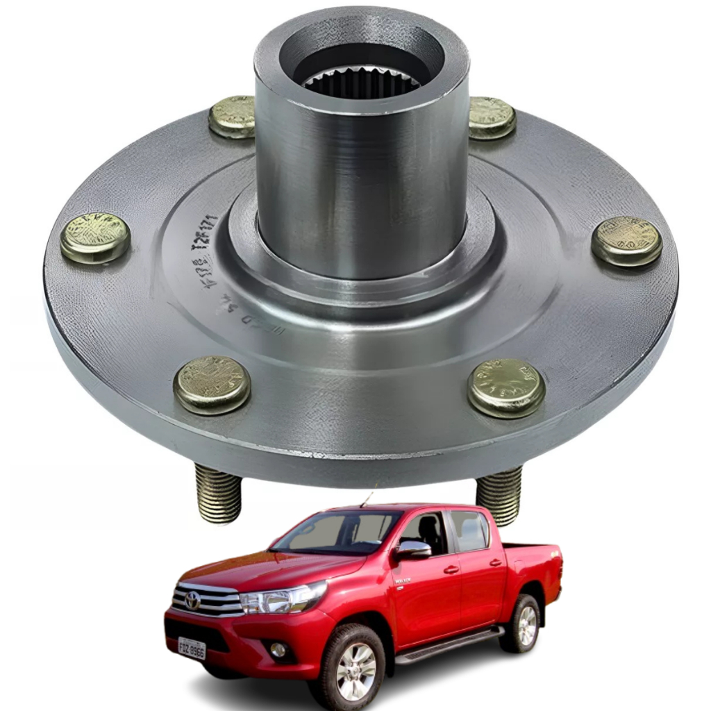 CUBO RODA DIANTEIRA S/ROLAMENTO 6 FUROS HILUX 4X4 16/ | Shopee Brasil
