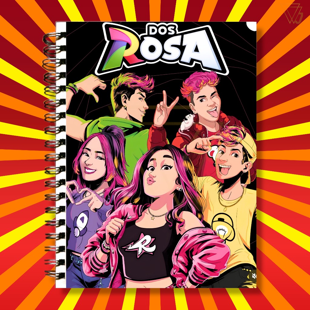 Dos Rosas Adesivo Para Capa de Caderno Emilly Vick Void Leozinho Katlen ...