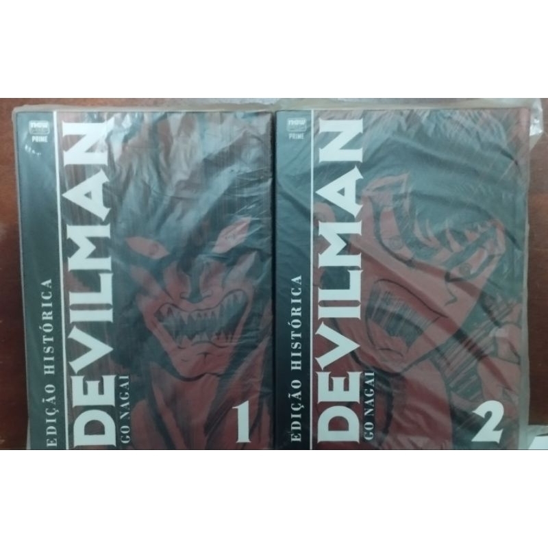 Devilman 1 e 2 Completo Edição Histórica Capa dura Mangá | Shopee Brasil