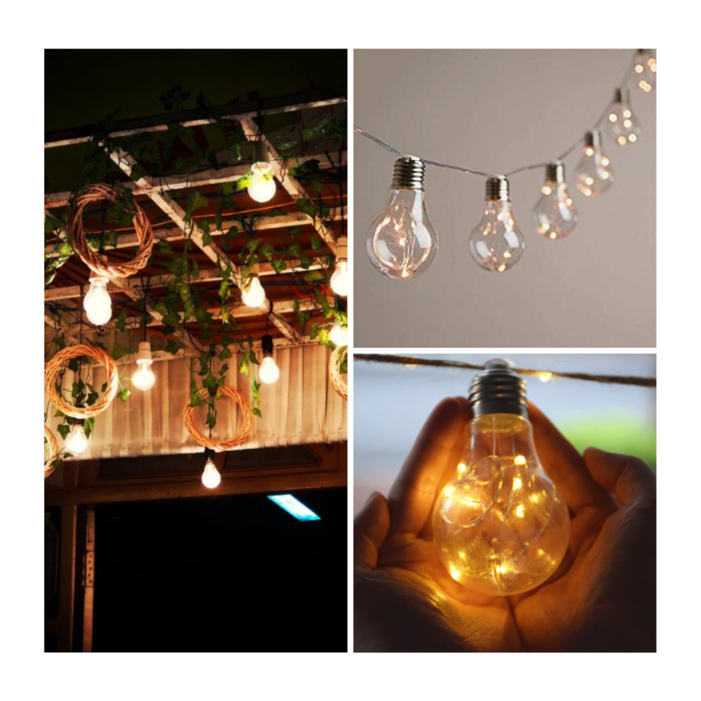Cordão Varal Fio Fada Amarela 100 Leds 10 Lâmpadas 4 Bivolt | Shopee Brasil