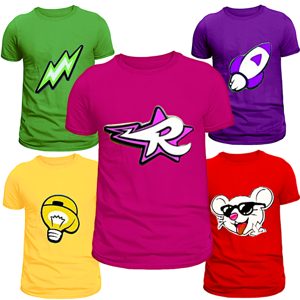 Camiseta Emilly Vick Novos Elementos Dos Rosa Ketlen Foguete Void Raio ...