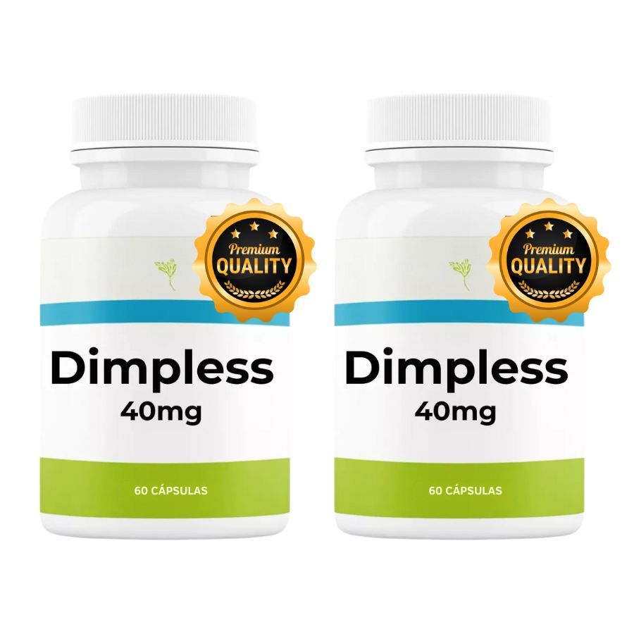 2 Dimpless 40mg 60 Cápsulas Cada Com Selo de Autenticidade | Shopee Brasil