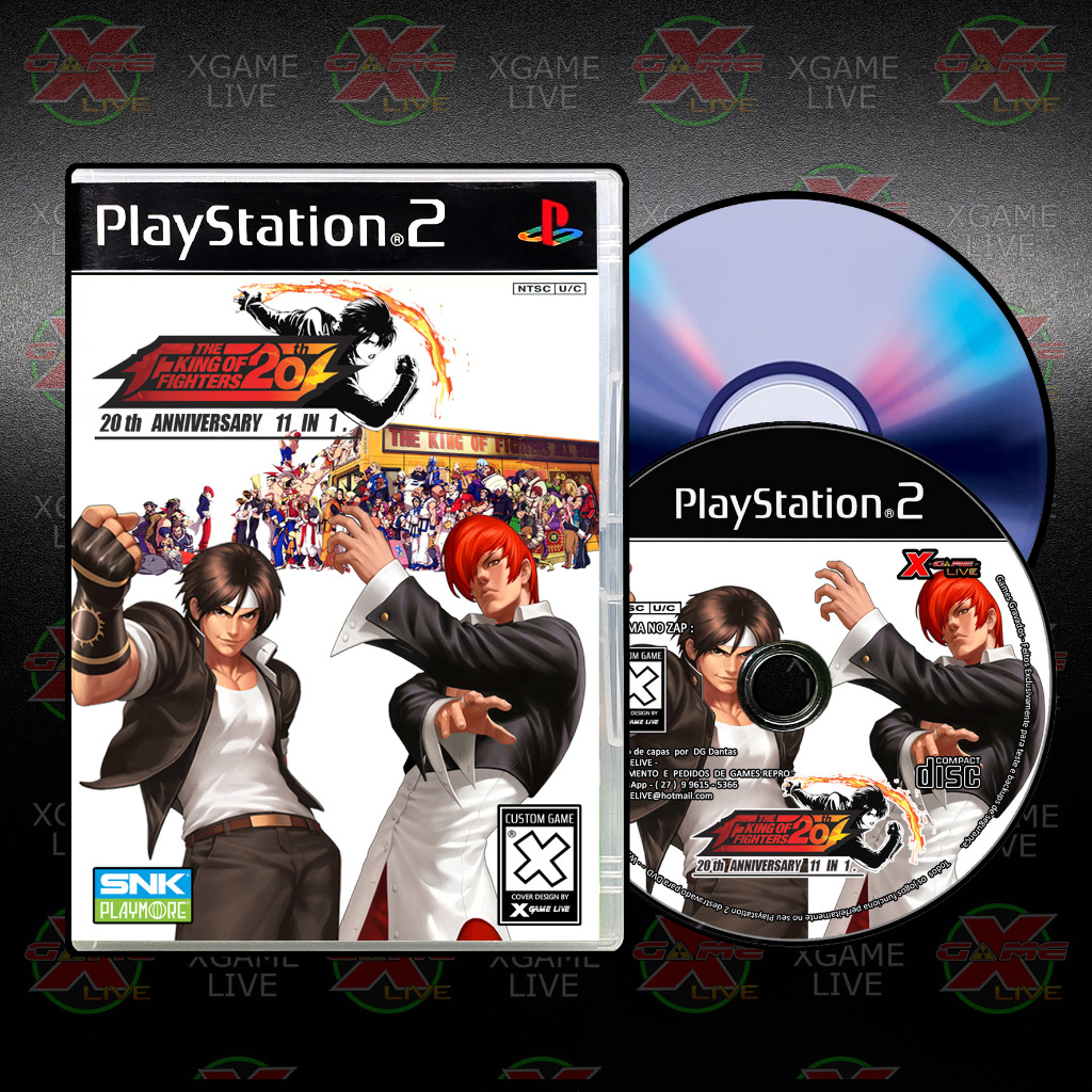DVD GAME - KOF 11 IN 1 - ARCADE - Repro Patch Ps2 / Play 2 By XGAMELIVE ...