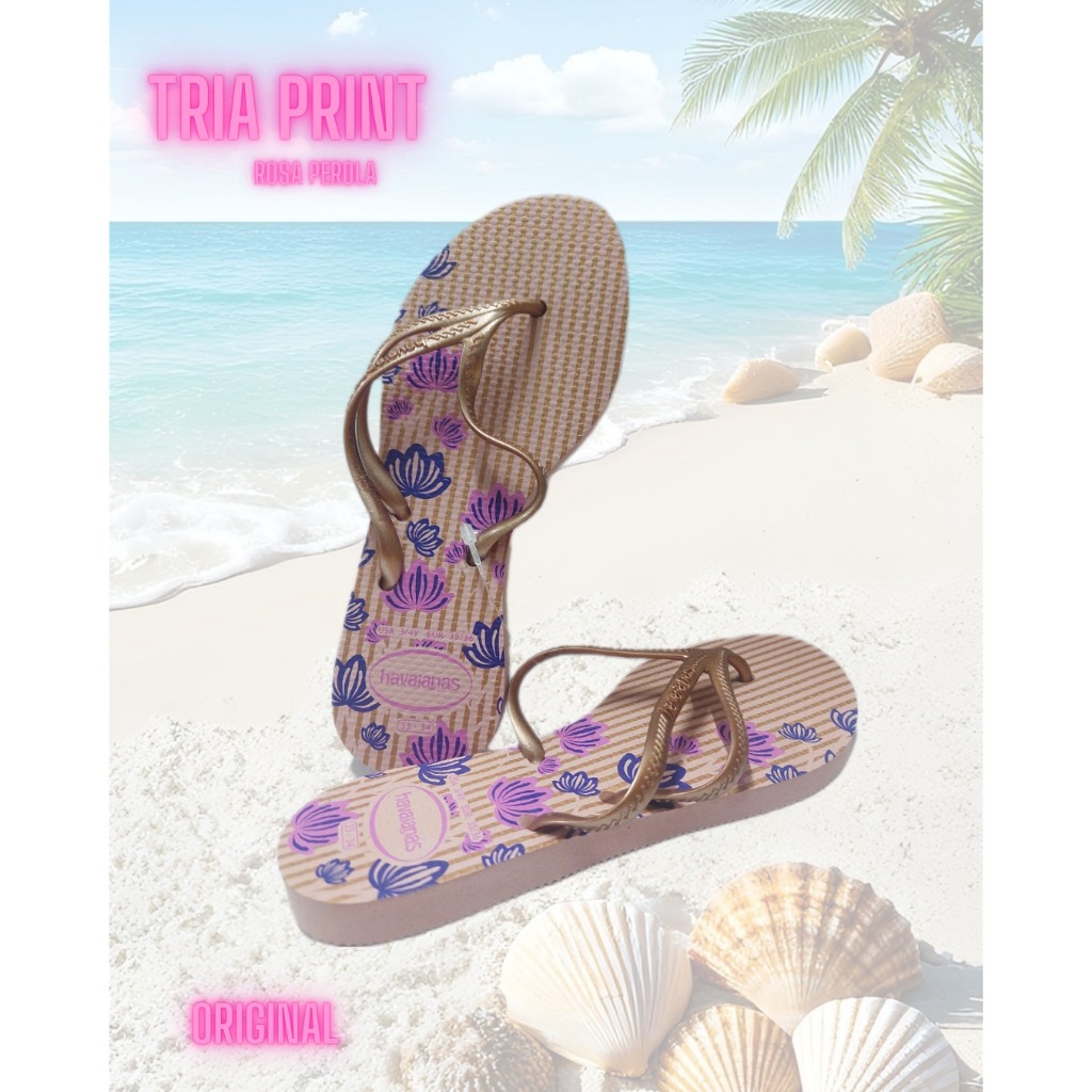 Chinelo Tiras Tria Print Havaianas | Shopee Brasil