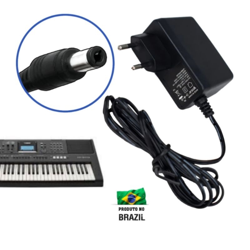 Fonte de Alimentação 12v Teclado ROLAND Emjr E12 E14 E16 E28 E36 ...