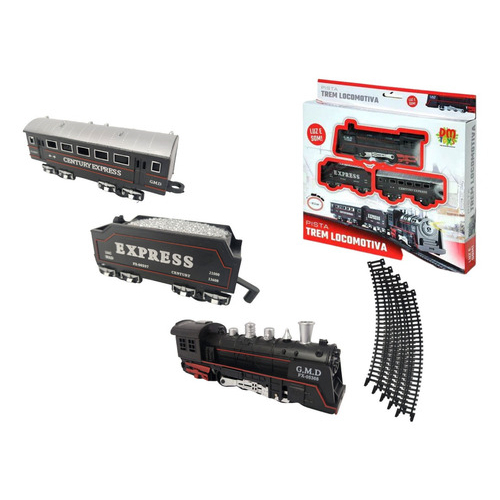 Trem Locomotiva Ferrorama 2 Vagoes Com Som E Luz - Completo | Shopee Brasil