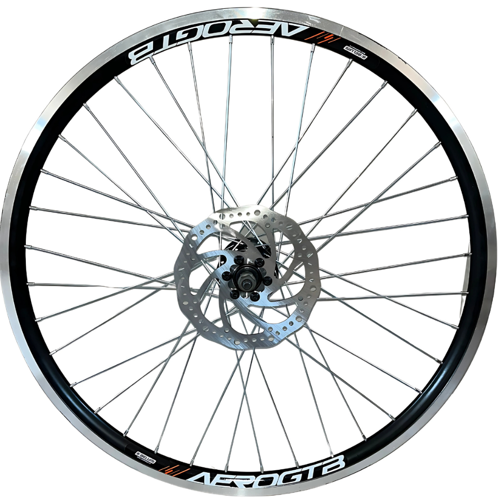 Roda aro 24 bicicleta freio a disco e v-brake dianteira OU traseira ...