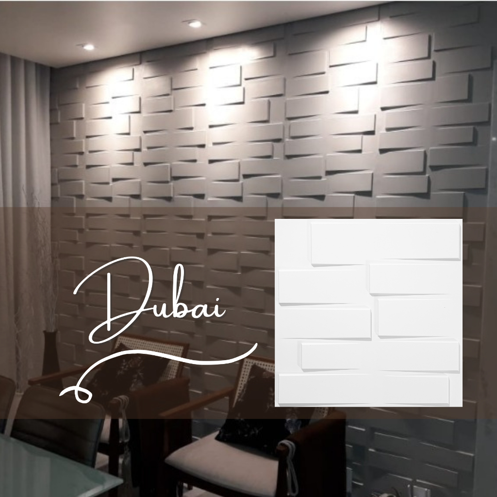 Painel pvc 3D Revestimento Parede 70 pças 50x50cm 17,5m² | Shopee Brasil