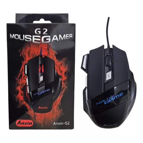 Mouse Gamer Anxin-G2 2400 DPI | Shopee Brasil