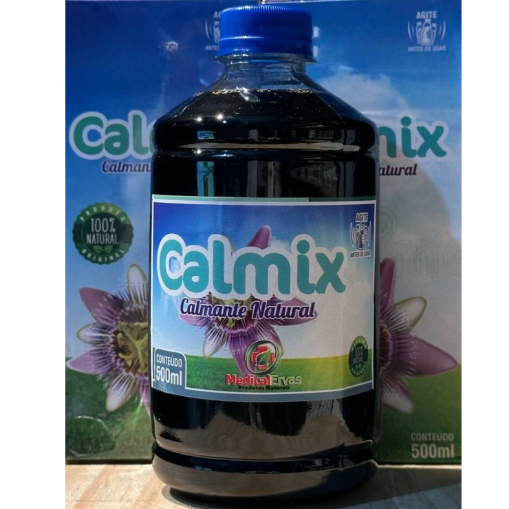 Calmix 500ml - Elixir Natural para Relaxamento e Bem-Estar | Shopee Brasil