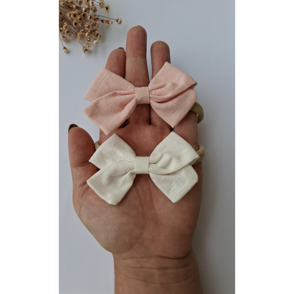 Kit lacinho bebê Faixa de cabelo infantil 2 peças | Shopee Brasil