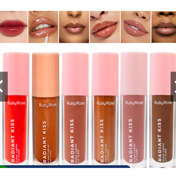 Lip Gloss Labial Radiant Kiss - Ruby Rose | Shopee Brasil