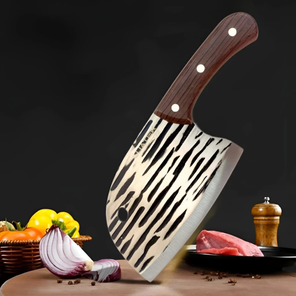 Cutelo Faca Para Cozinha Churrasco Frango ou Carne | Shopee Brasil