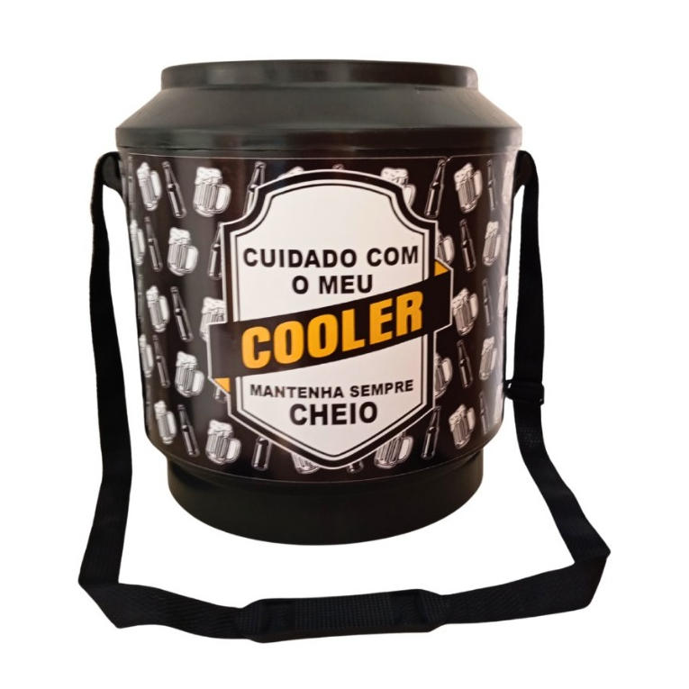 Cooler Térmico Grande Caixa Térmico Redondo Para 30 latas 21 litros ...