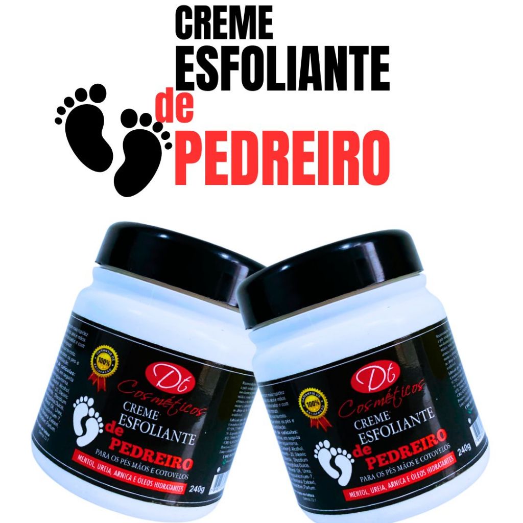 Esfoliante do Pedreiro Para Os Pés Mãos E Corpo 240g | Shopee Brasil