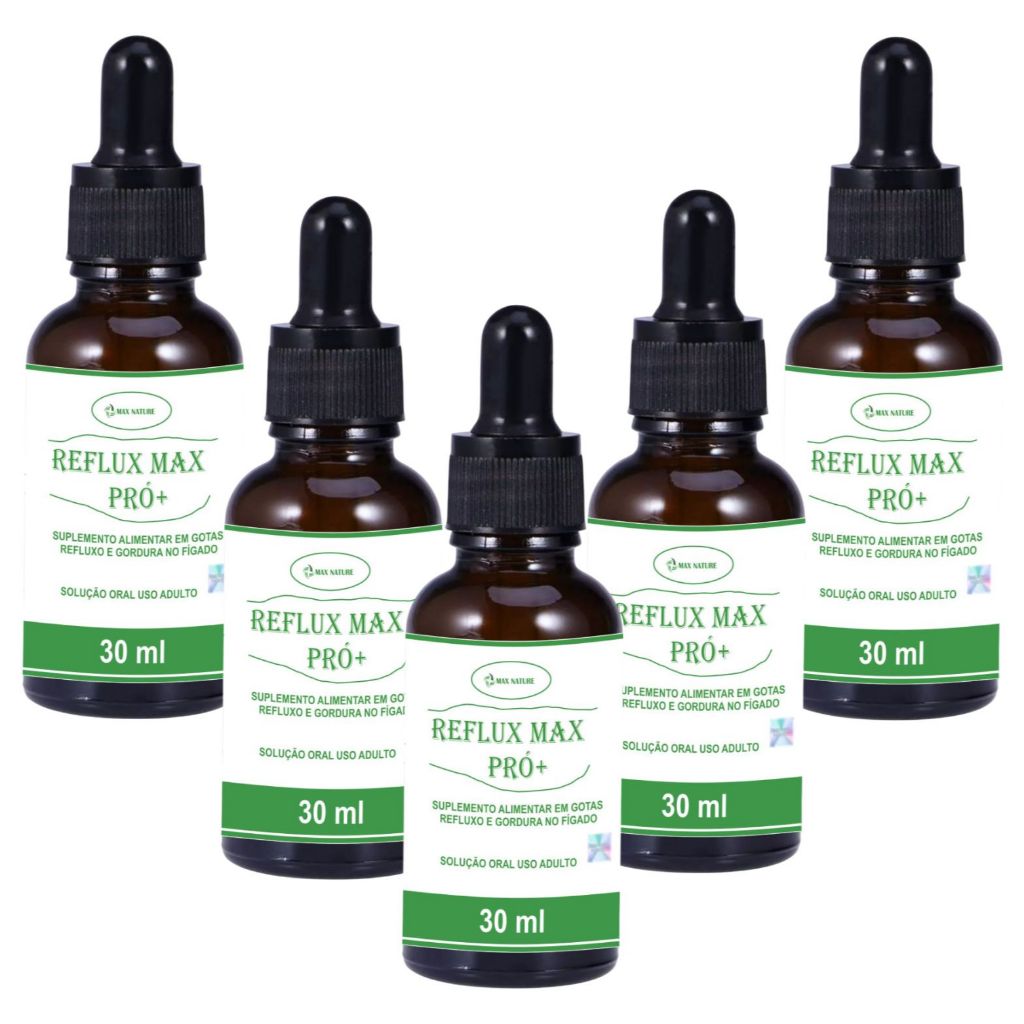 5x Reflux Max Pró+ Em Gotas 30ml Original- Envio Rápido | Shopee Brasil