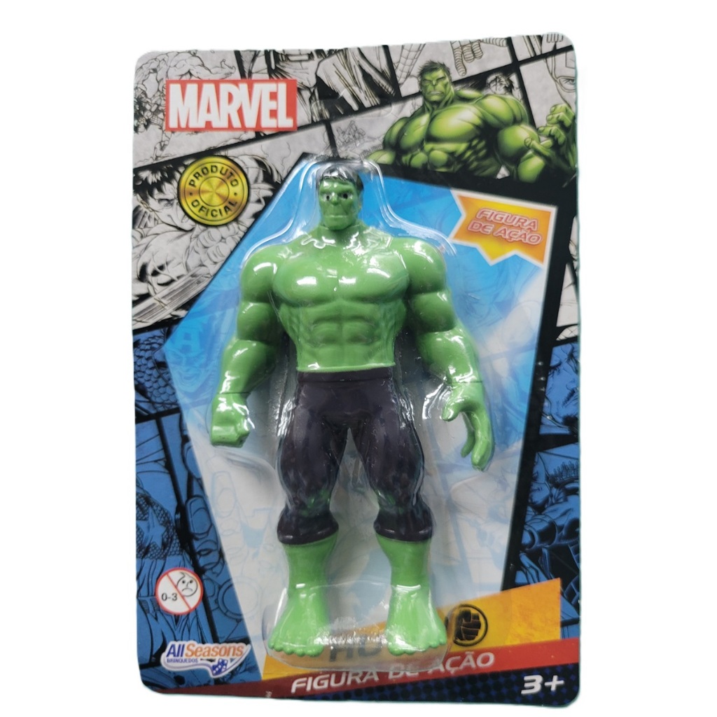 Boneco Hulk da Marvel com 10 cm de altura - All Seasons | Shopee Brasil