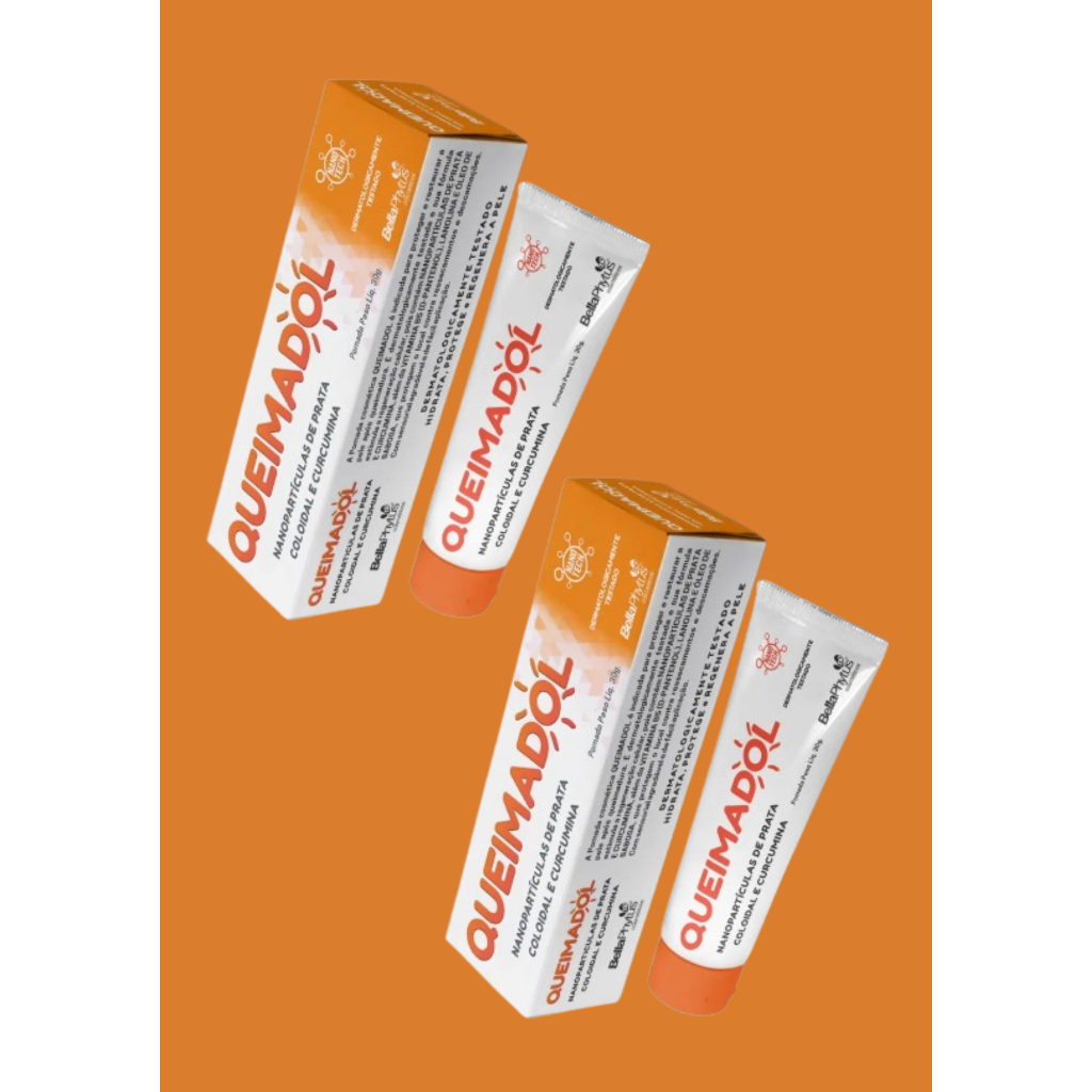 POMADA PARA QUEIMADURA QUEIMADOL 30g BELLAPHYTUS C'2 UNIDADES | Shopee ...