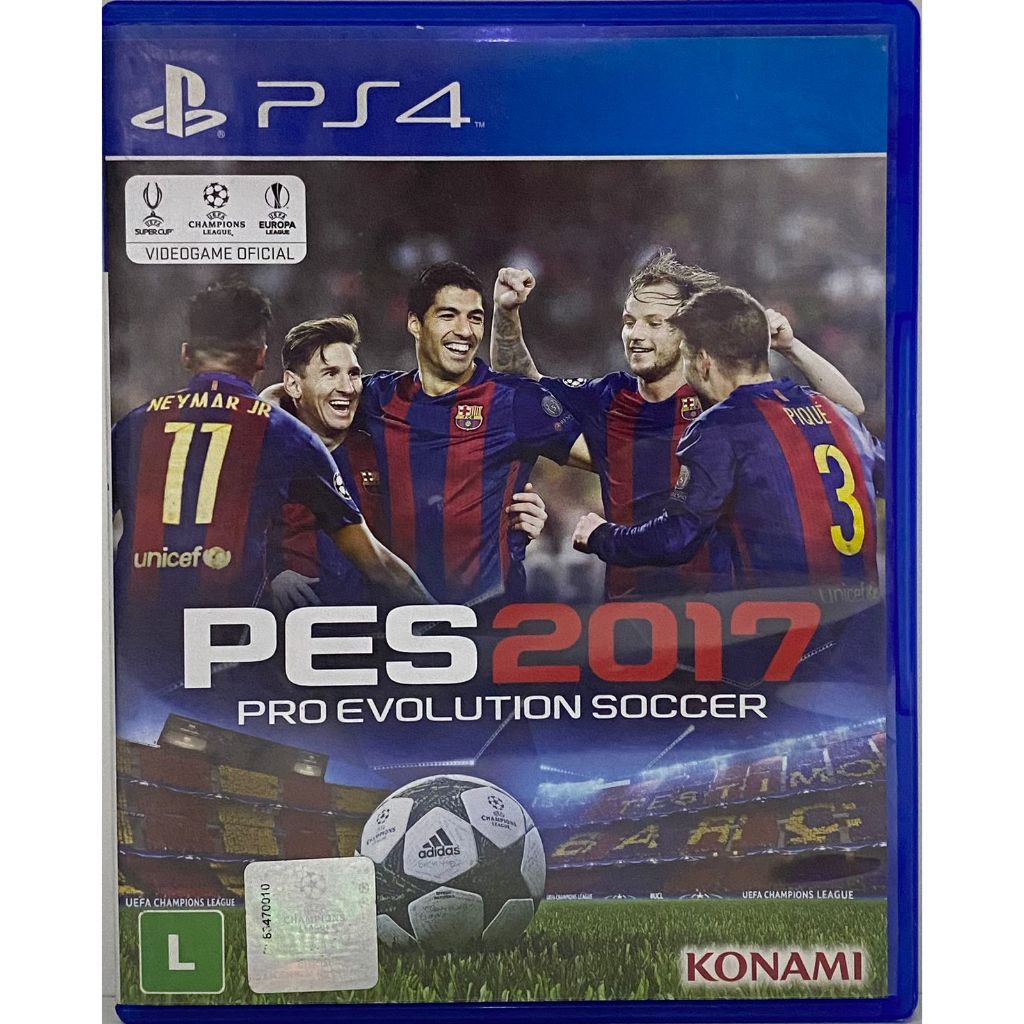 PES 2017 - PS4 - Original | Shopee Brasil