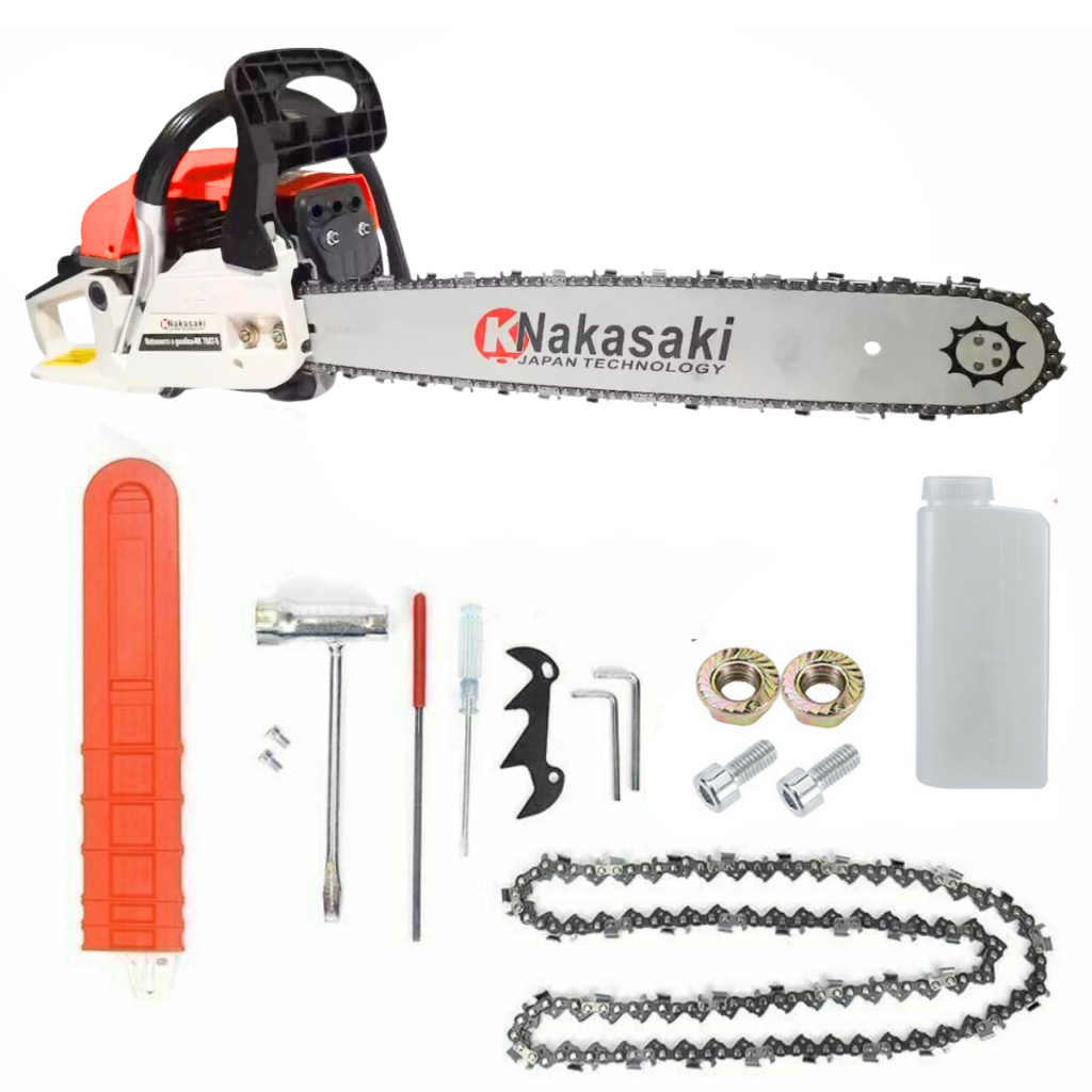 Motosserra Gasolina Profissional 78cc 9000 Rpm Moto serra Nakasaki | Shopee Brasil