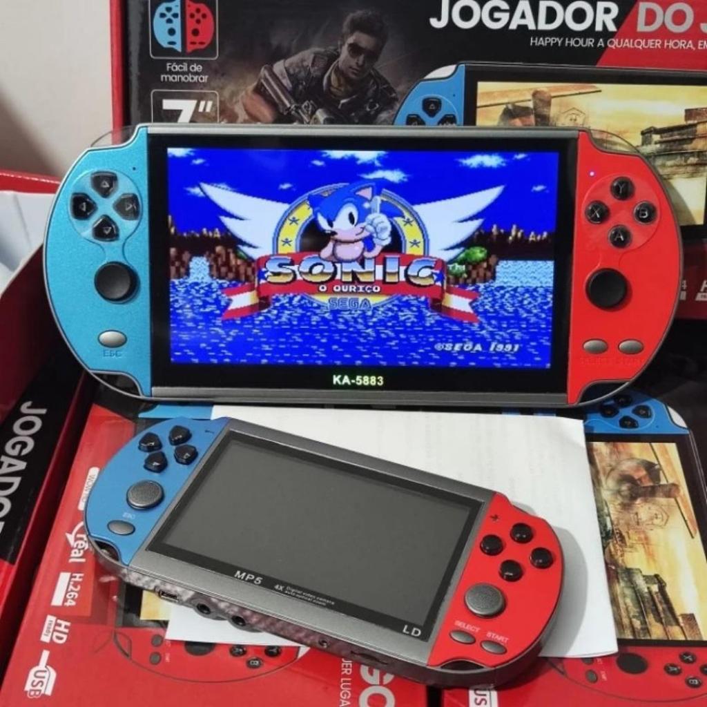 Vídeo Game console Portátil Retrô X7 Tela 5.1 pol | Shopee Brasil