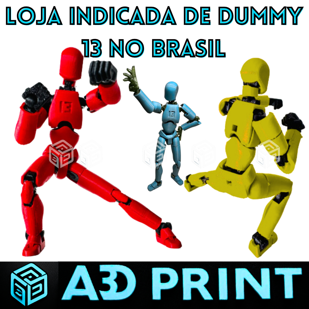 Boneco Smooth 13 - Dummy Articulado Action Figure Brinquedo Educativo ...