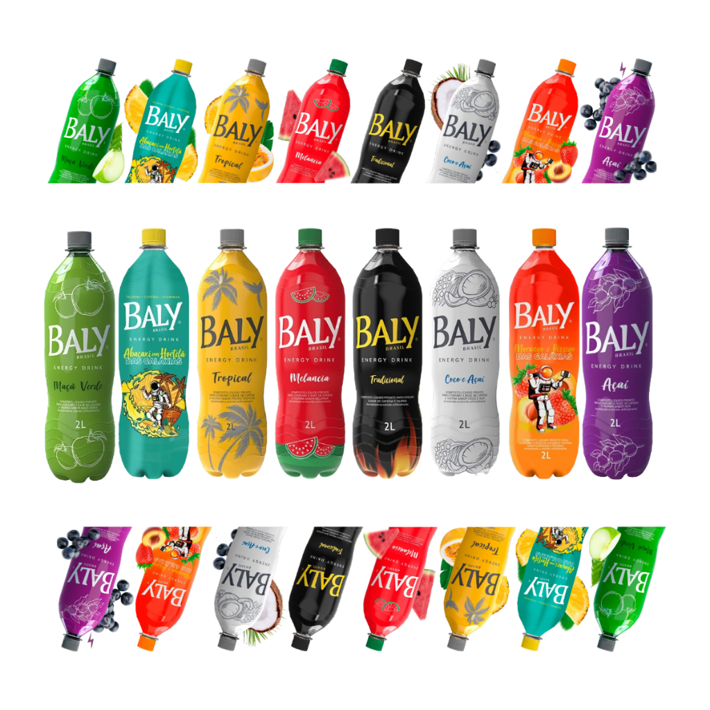 Bebida Energética Baly 2L C/6 und por SABOR | Shopee Brasil