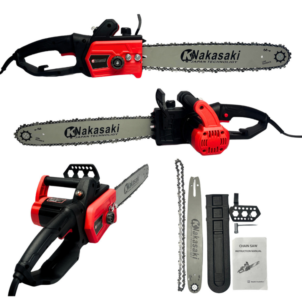 Motosserra Elétrica 2300W Eletrosserra Potente Nakasaki Sabre 18.8" Pol ...