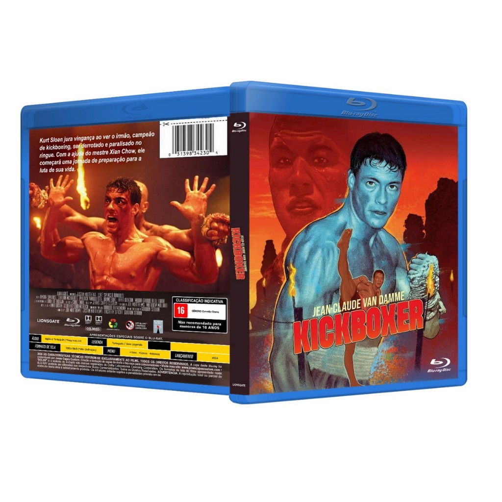 Blu-ray: Kickboxer - Remasterizado DUB/LEG [PERSONALIZADO] | Shopee Brasil