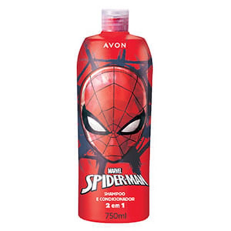 Shampoo e Condicionador Spider Man 2 em 1 750ML - Avon | Shopee Brasil