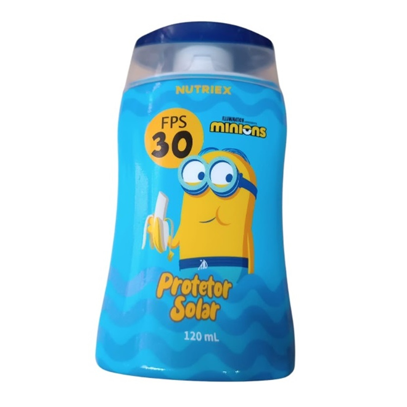 Protetor Solar Infantil Kids Minions Fps30 Com 120ml - Nutriex | Shopee ...