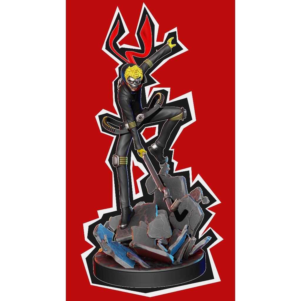 Ryuji Sakamoto - Persona 5 Royal - Action Figure em Resina - P5R ...