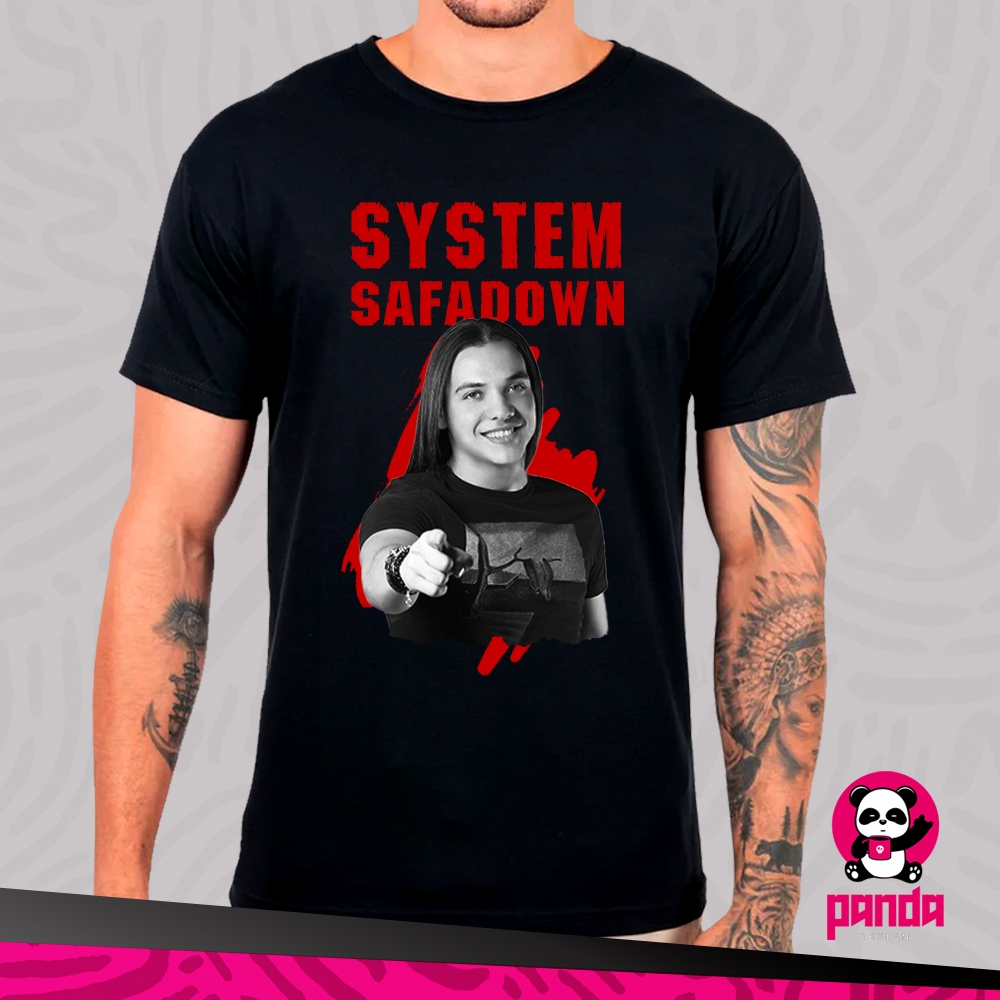 Camiseta Personalizada System Safadown Vermelha | Shopee Brasil