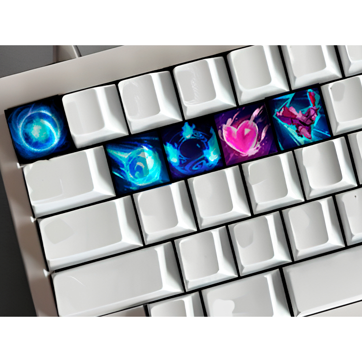 Keycaps League of Legends Mago Lane Keycaps para Teclado Mecanico Gamer ...