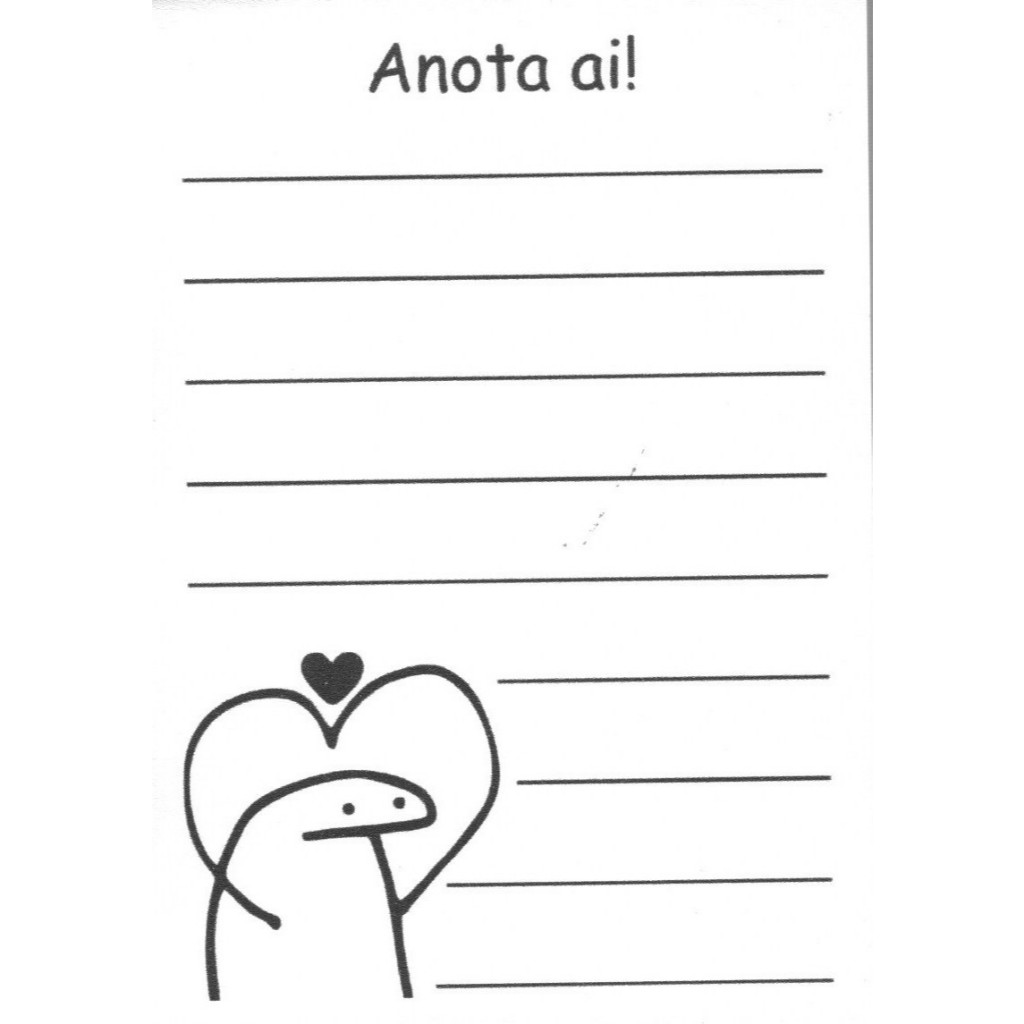 50 Blocos de Notas MEME FLORK C/100 folhas 7x10cm | Shopee Brasil