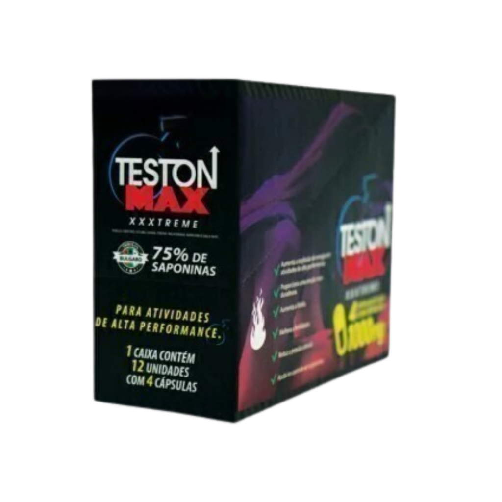 Teston Max XXXtreme 1000mg 48 Capsulas Multi Vitta | Shopee Brasil