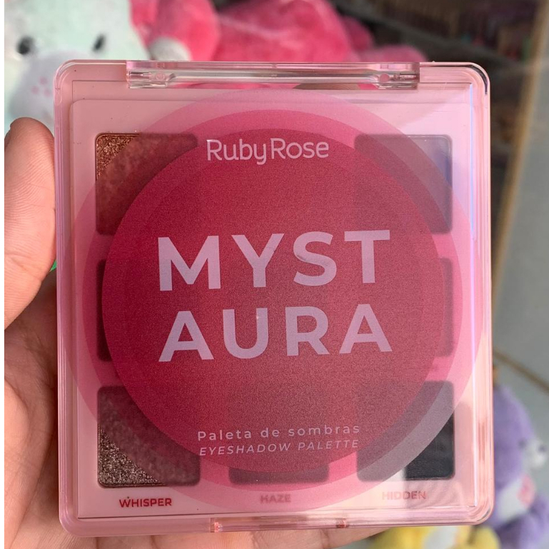 Paleta De Sombras Myst Aura Ruby Rose HBE2203 | Shopee Brasil